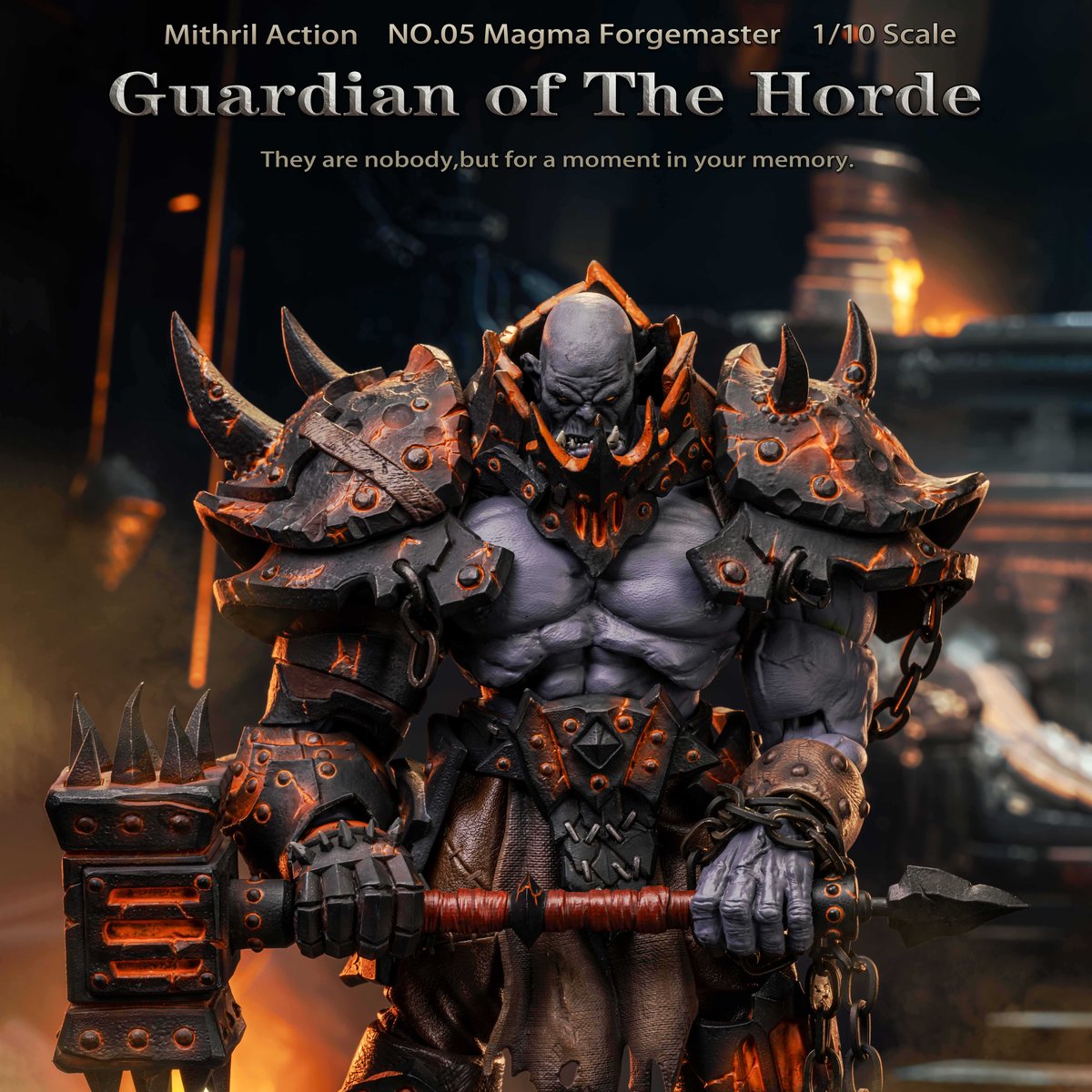 Mithril Action Guardian of the Horde No.05 Magm...