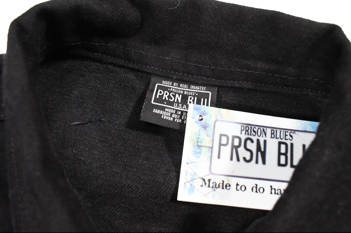 Prison Blues Denim Western Jacket Rinsed Black ...