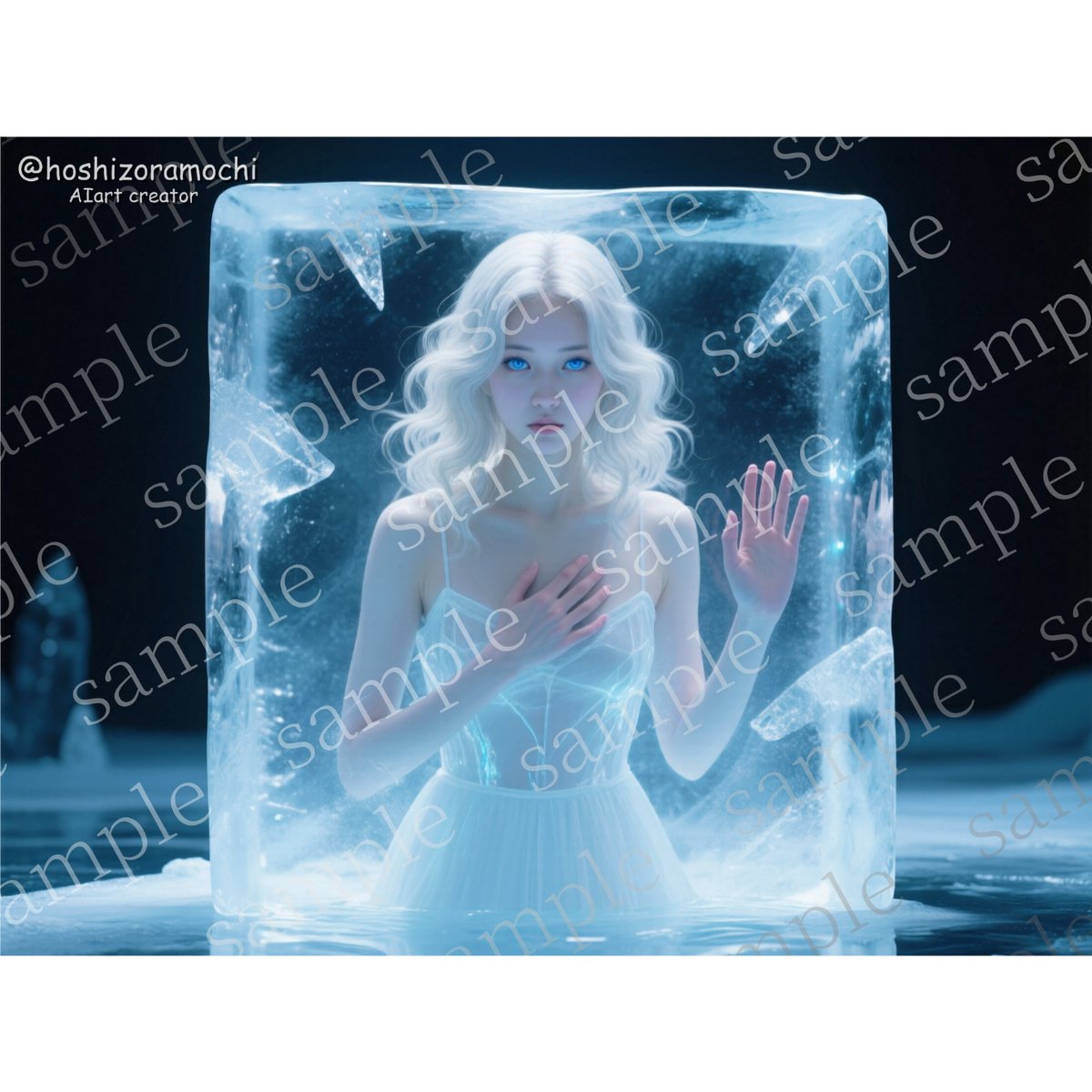 氷と美女の幻想世界 〜 Frozen Beauties Collection 〜 AI生成グラ...
