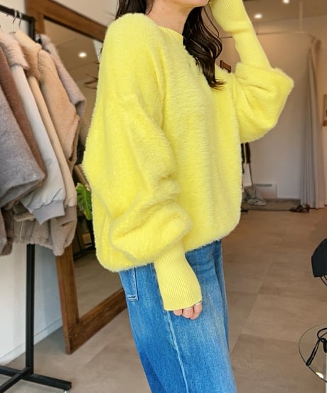 袖リブシャギーニット | Deargo sayama