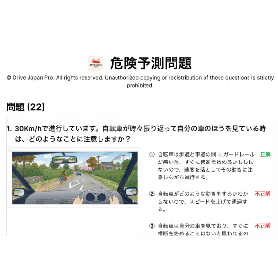 Honmen Questions (日本語) PDF Download | DRIVE JA...