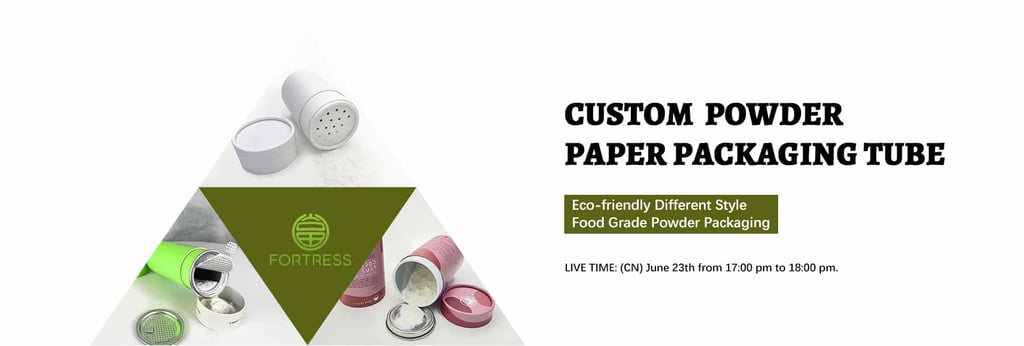 Custom Eco-friendly Food-grade Powder Green Paper Packaging Box Paper ...