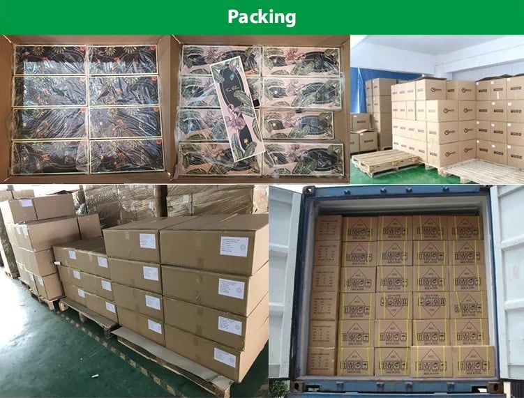 Four panels magnetic closure boxes for gift packaging with blue ...