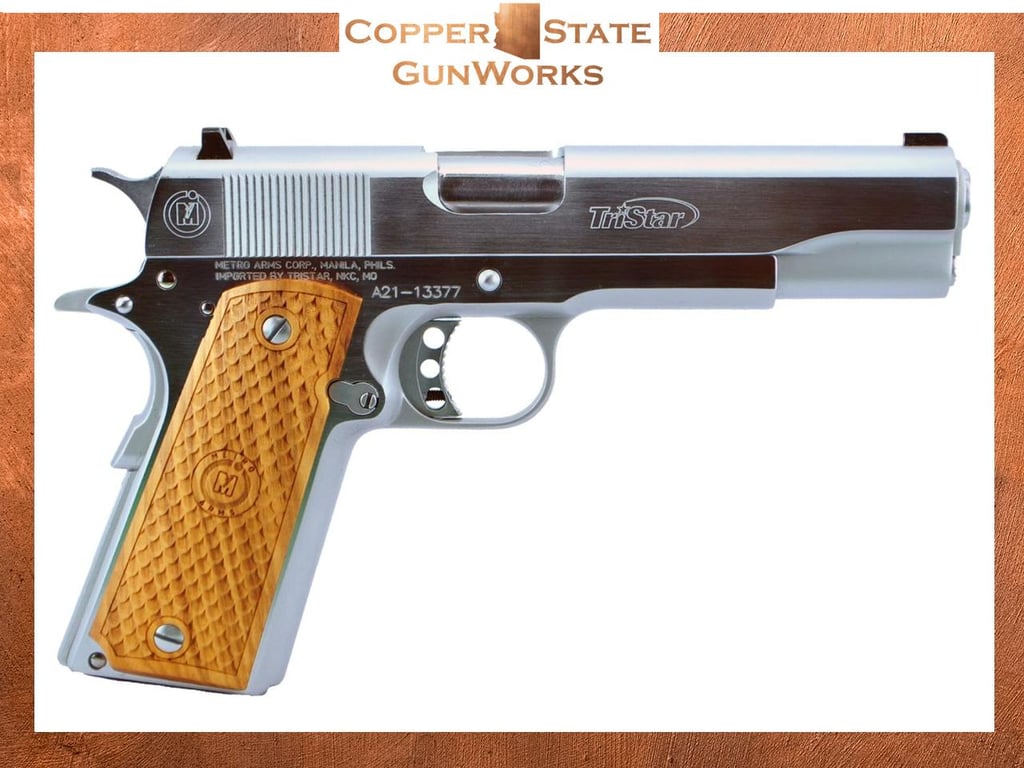 TriStar 85605 American Classic Government 1911 9mm Stainless Steel ...
