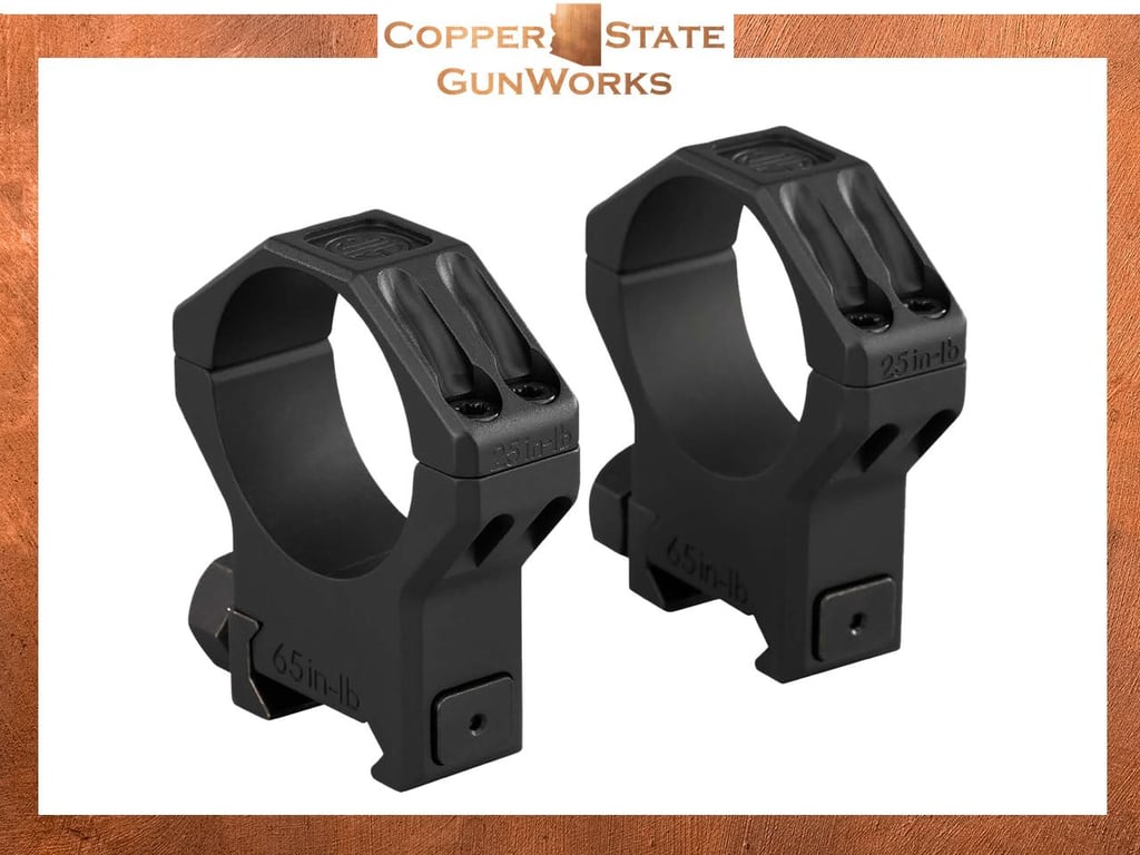 Sig Sauer Electro-Optics SOA64004 Alpha 6 Scope Ring Set Black ...