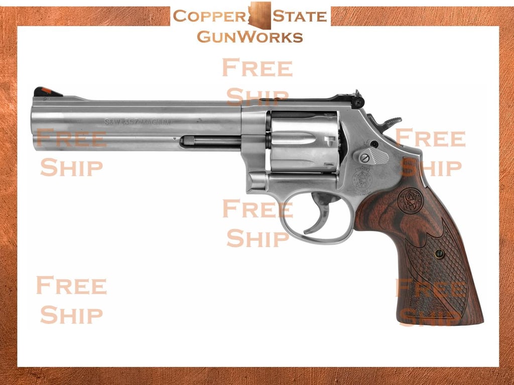 Smith & Wesson S&W 686 Plus Deluxe Double Action DA Metal Frame 150712 ...