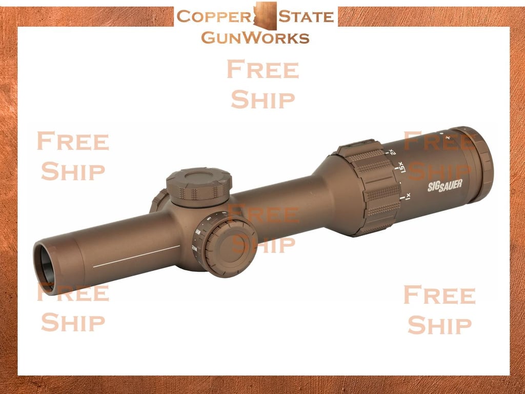 Sig Sauer TANGO 6T Rifle Scope 1-6X24MM First Focal Plane 556-762 ...