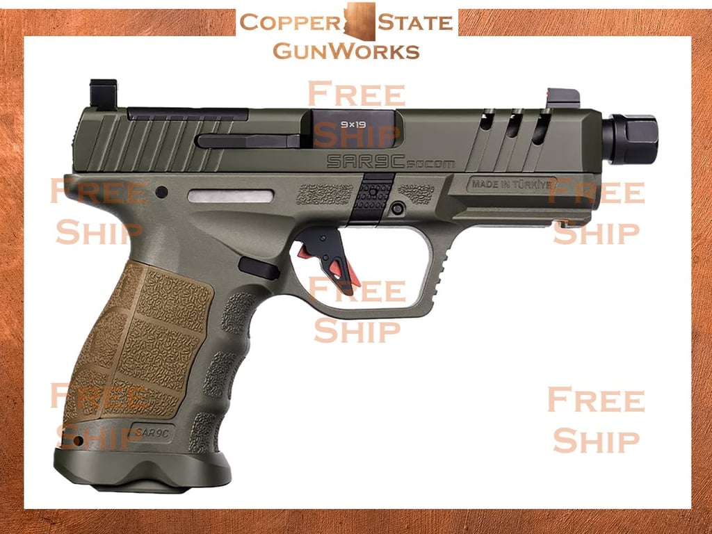 SAR USA SAR9 C SOCOM Compact Frame 9mm 15+1/21+1 810075874068 ...