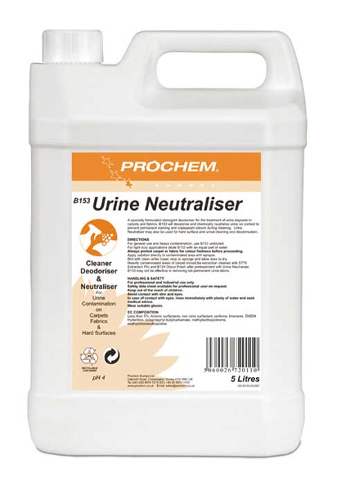 Prochem Urine Neutraliser 5L - Hugh Crane Cleaning Equipment Ltd.
