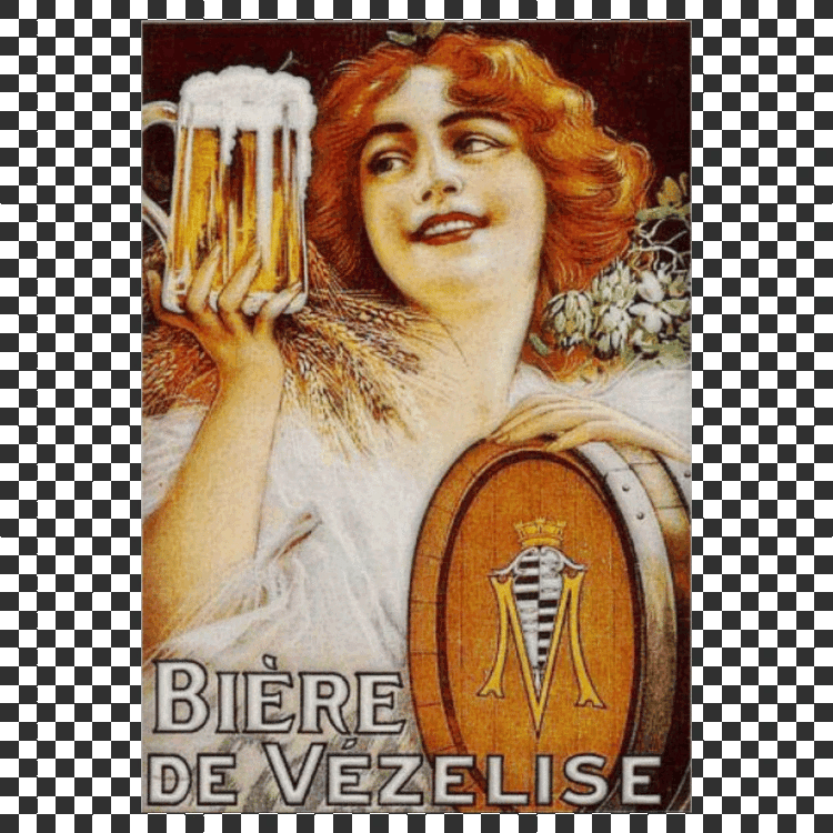 Vintage Poster Decal - A23D