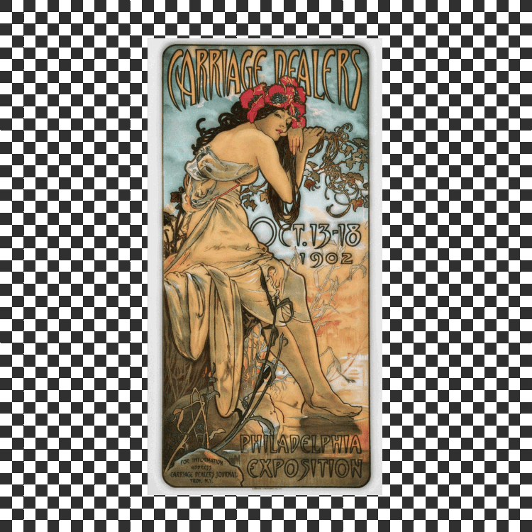 Vintage Poster Decal - A23D