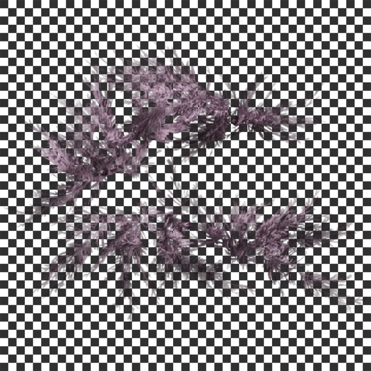 Fractal Leaf Decal - A23D