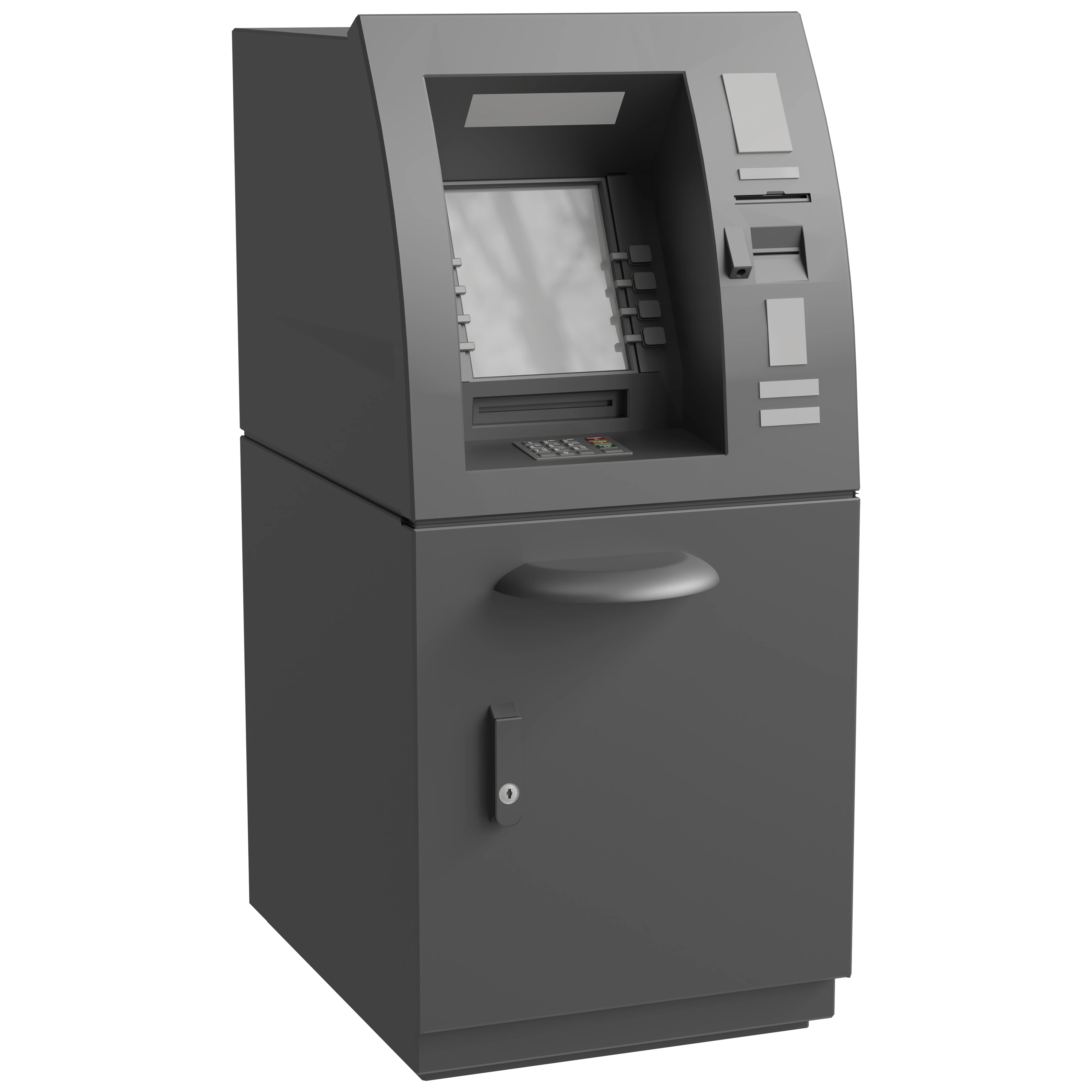 ATM Cash Dispenser 3D Model - A23D