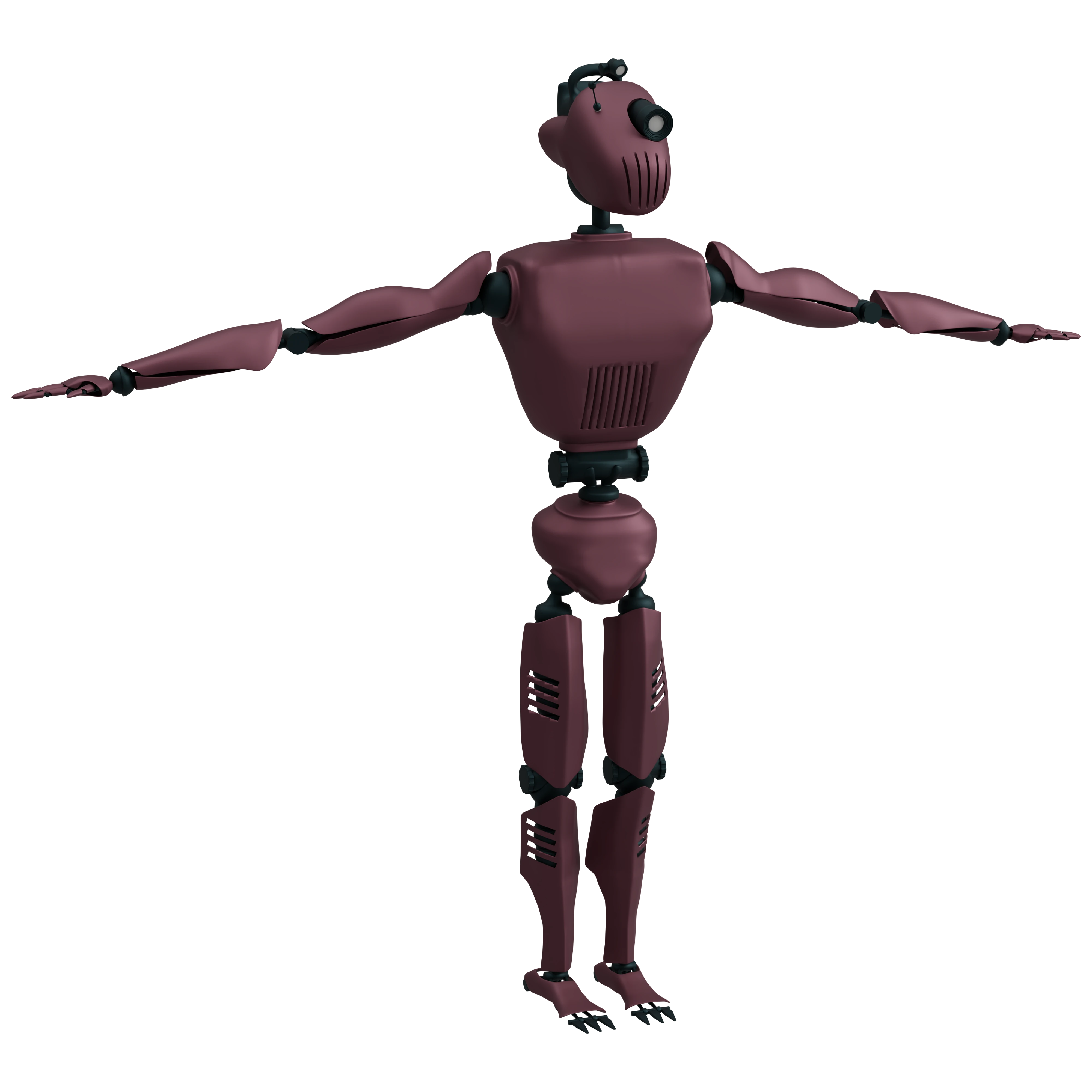 Robot Toy 3D Model - A23D