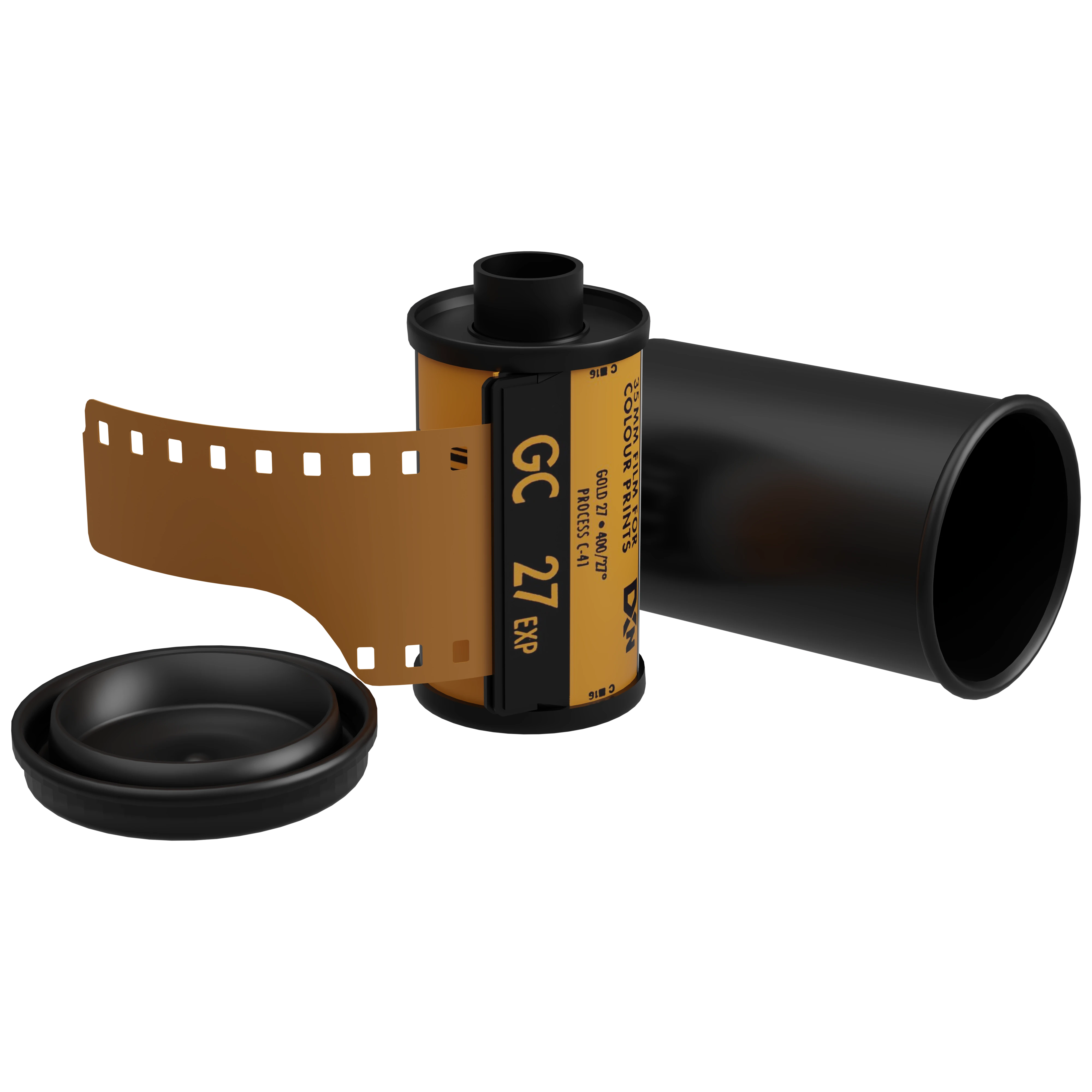 Camera Film Roll 3D Model - A23D