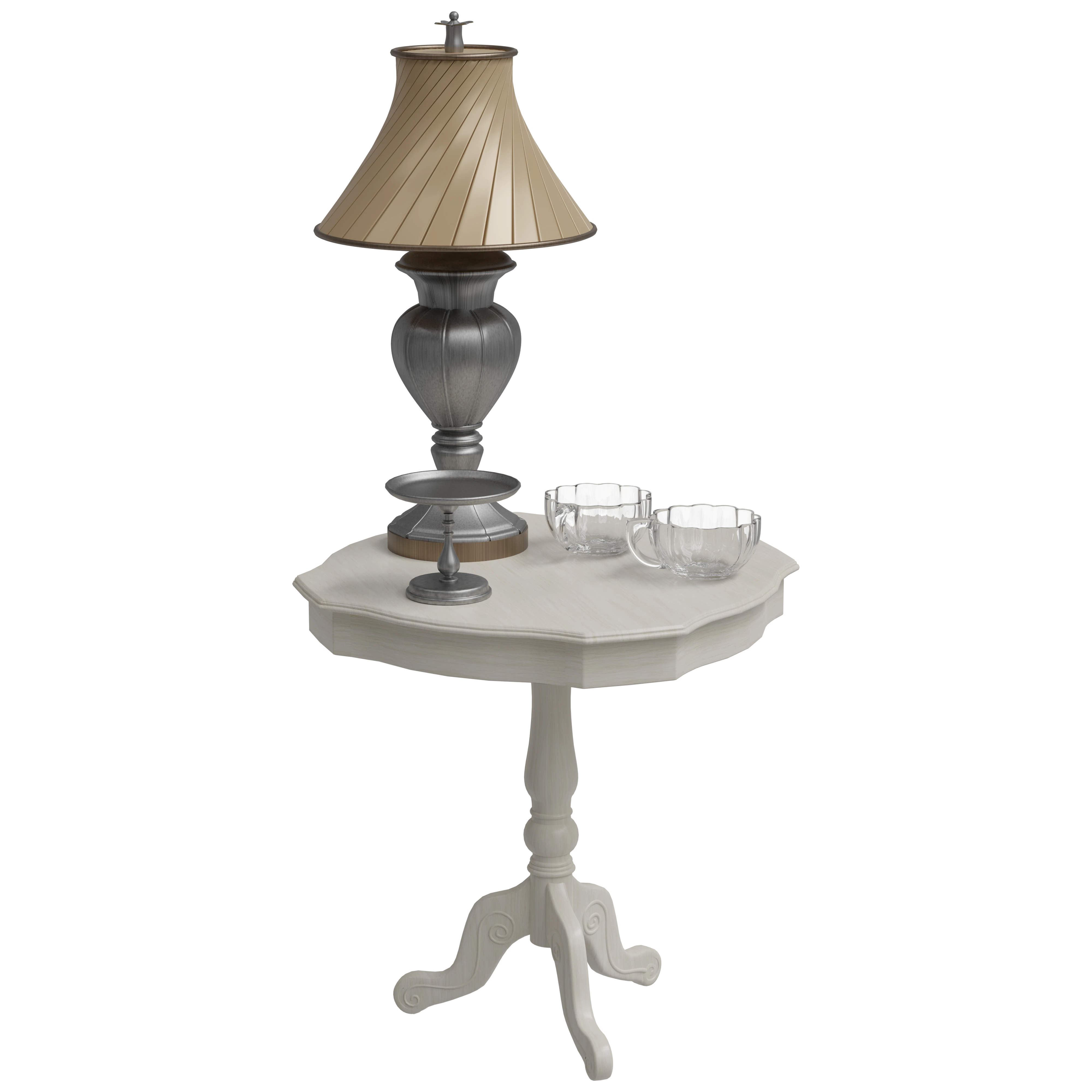 Side Table 3D Model - A23D