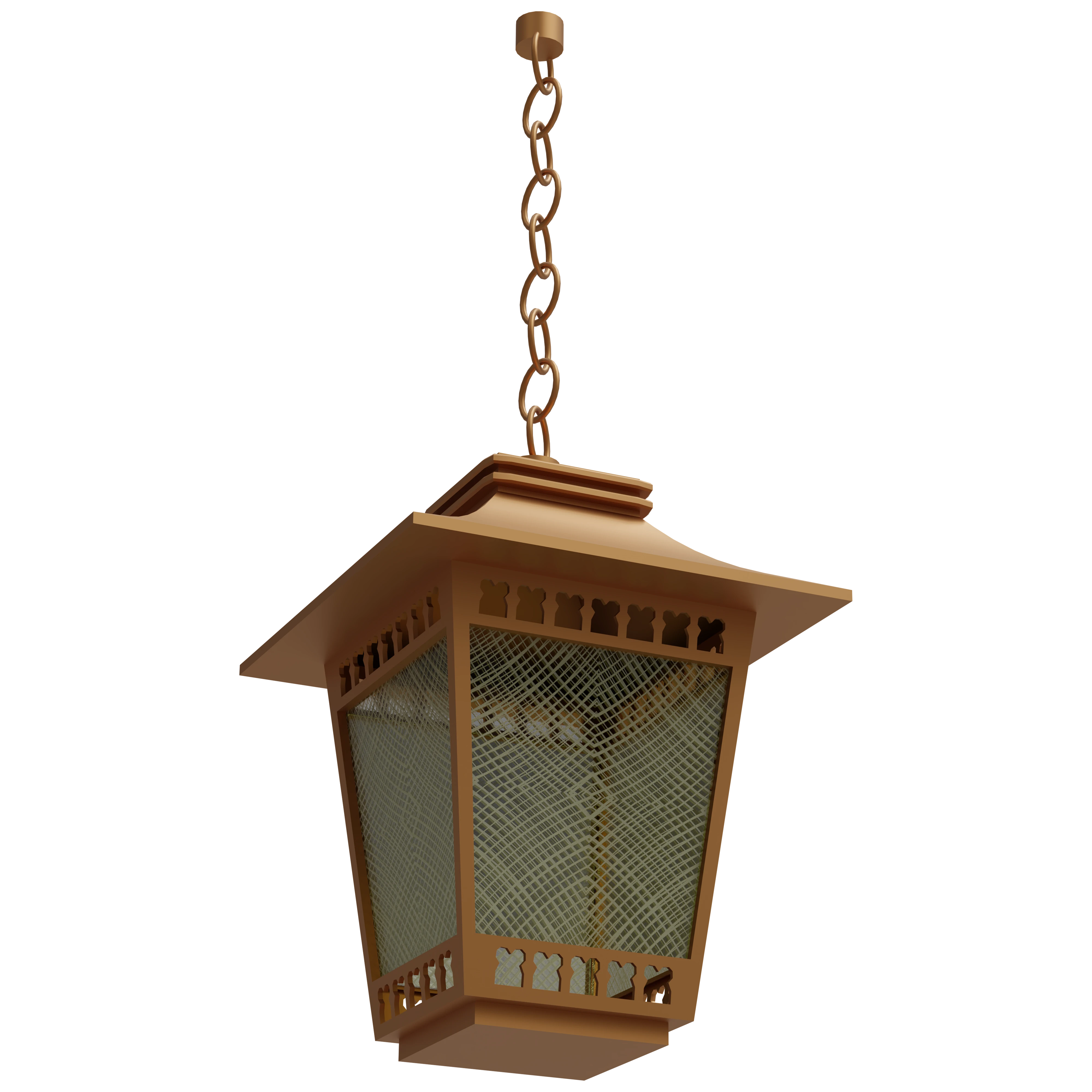 Hanging Light 3D Model - A23D