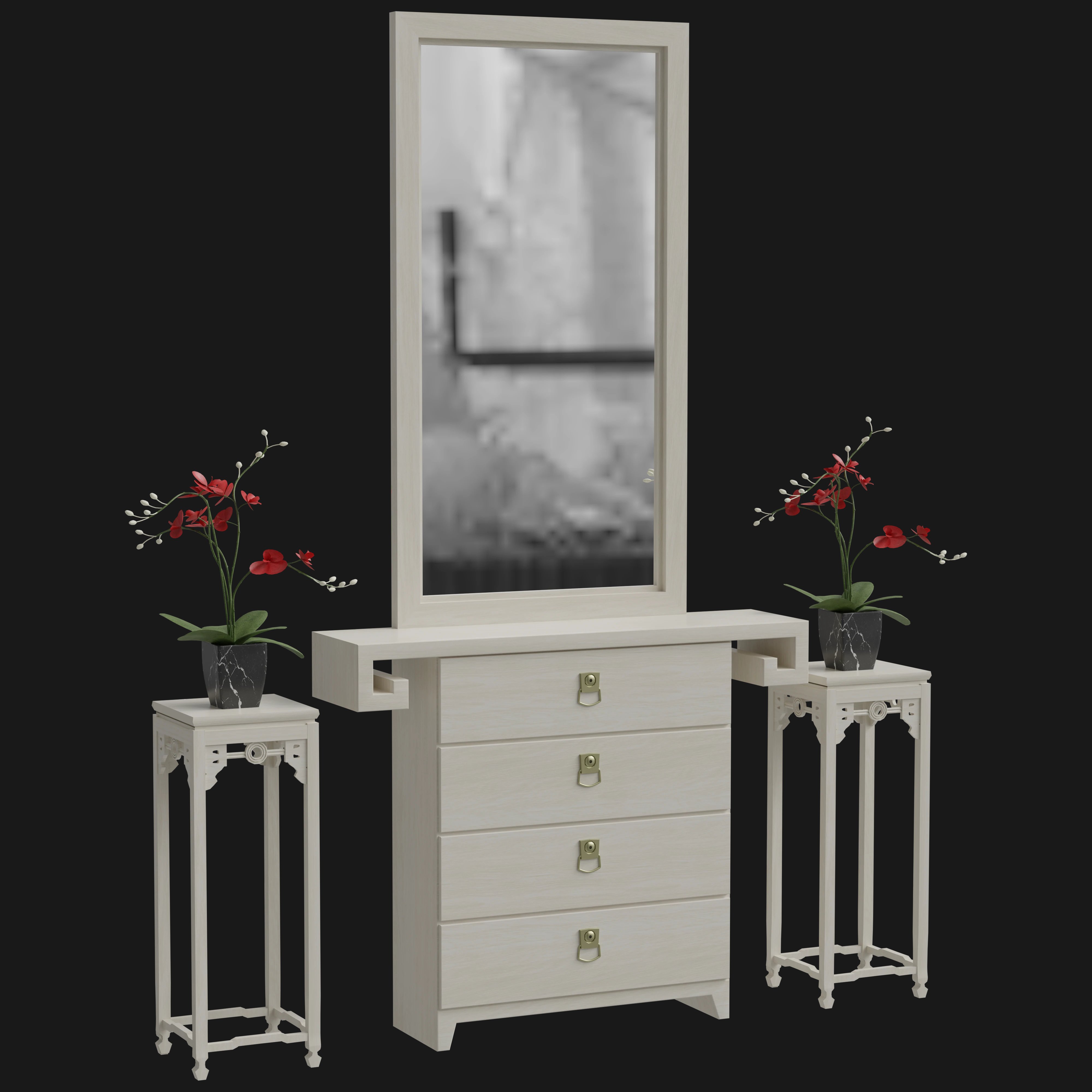 Console Table 3D Model - A23D