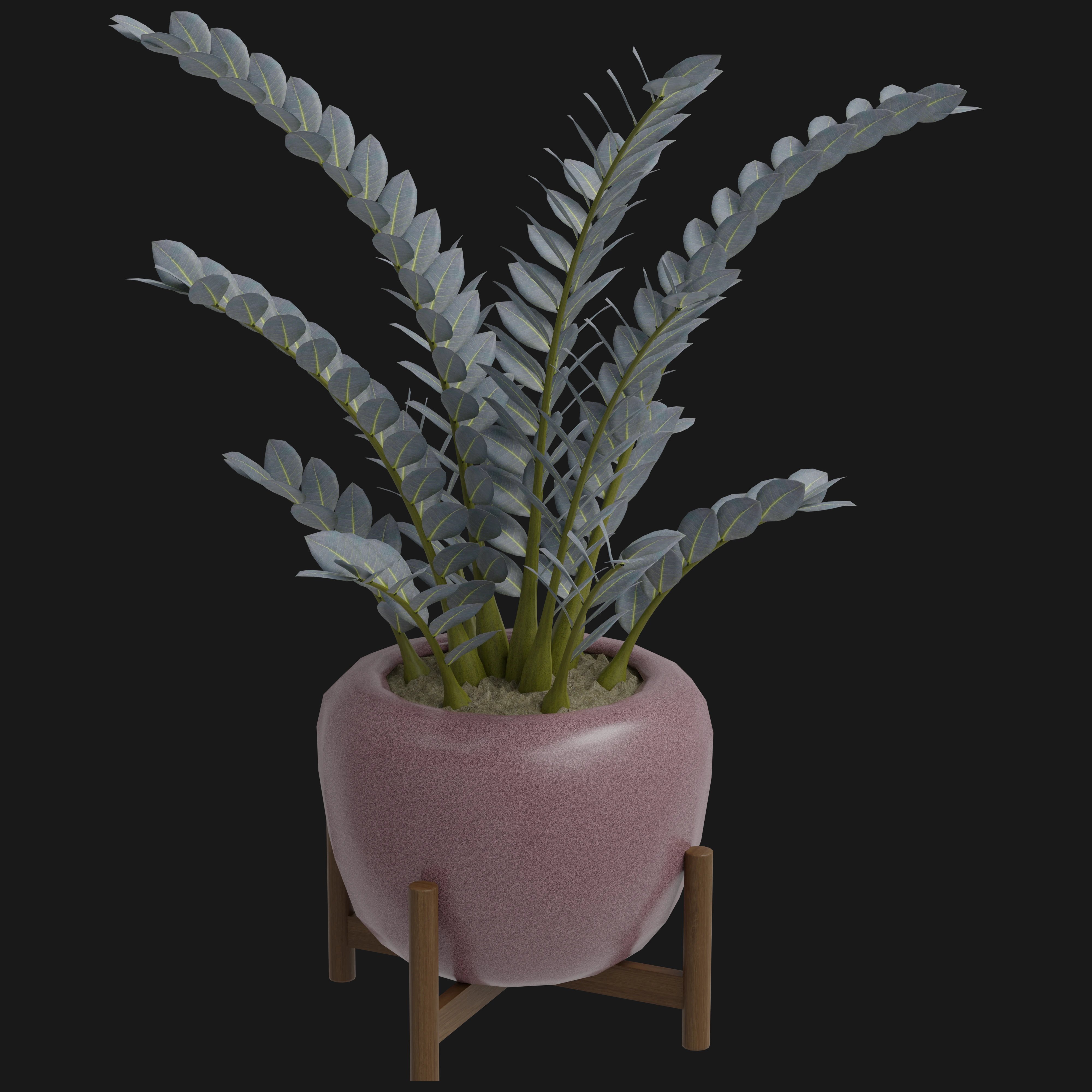 Plants with Pot 3D Model - A23D