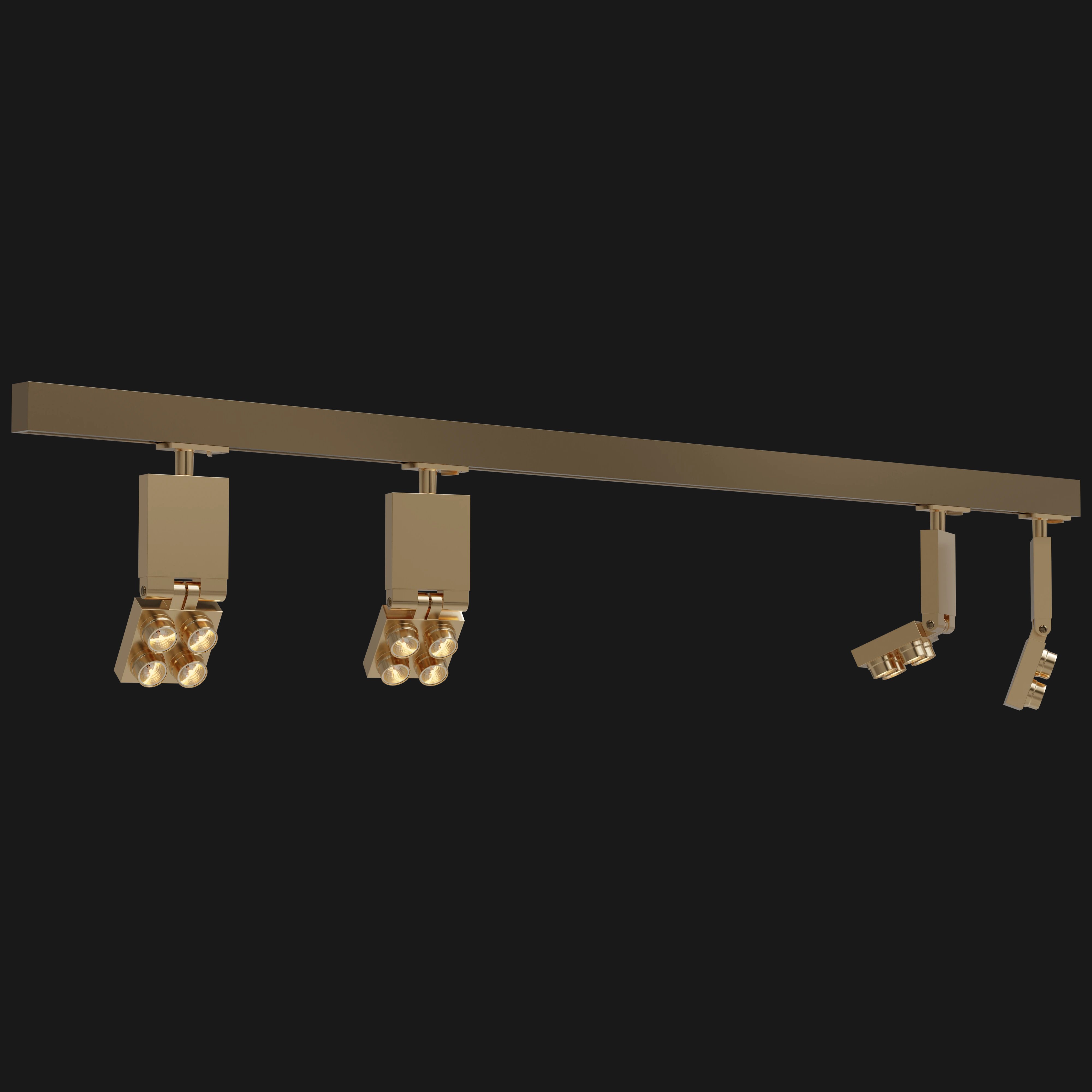 LED Track Lighting 3D Model - A23D