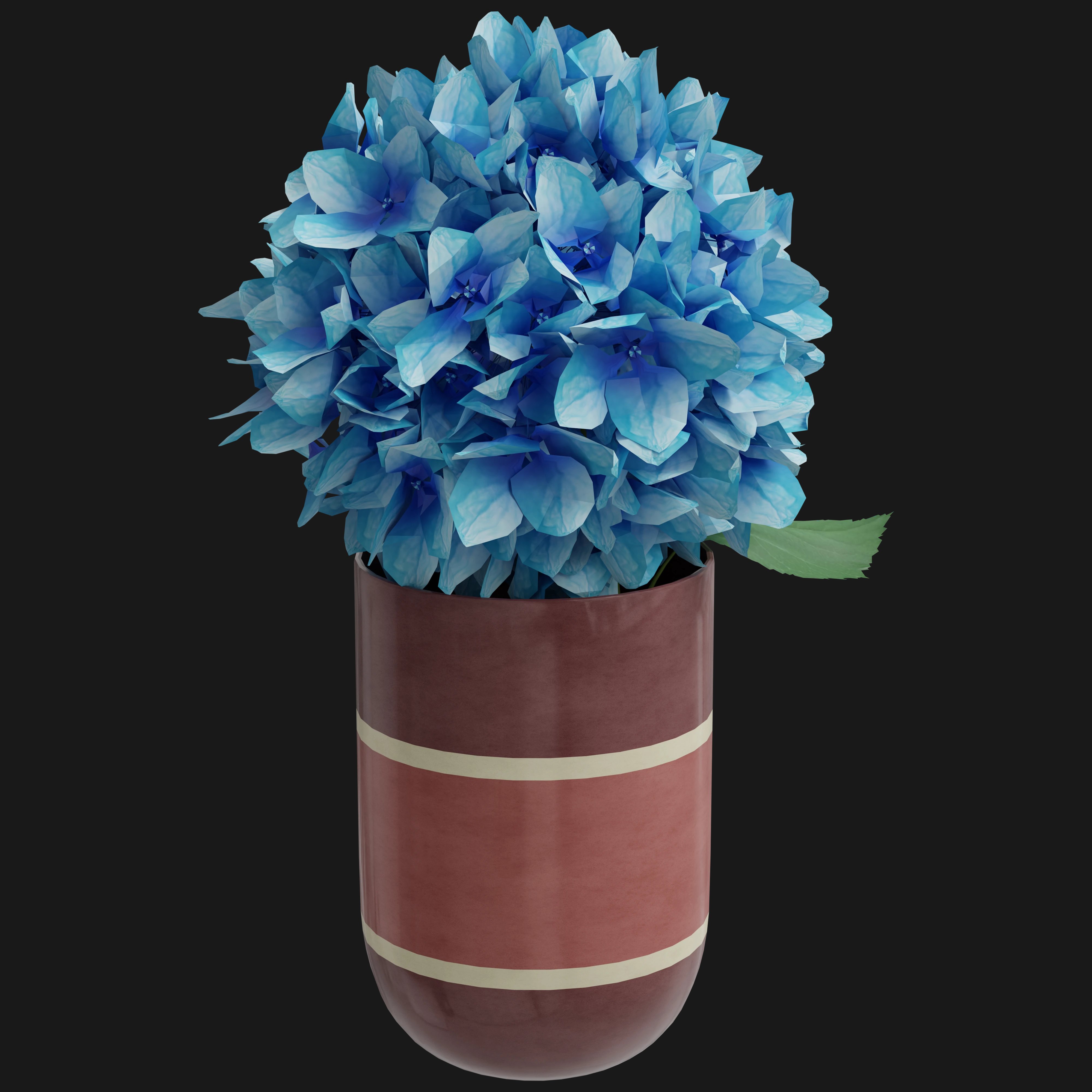 Flower Pot 3D Model - A23D