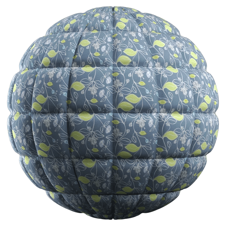 Quilted Fabric PBR Texture - A23D
