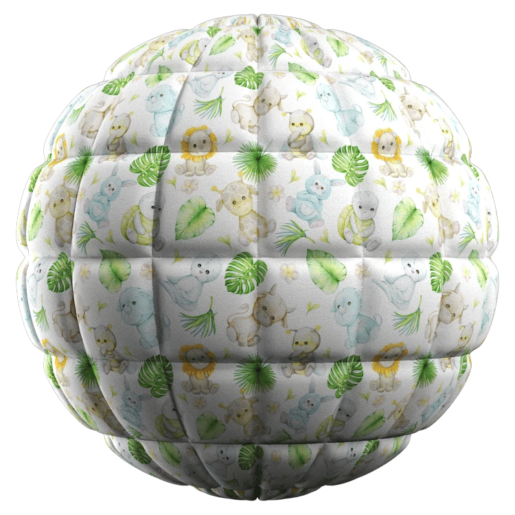 Quilted Fabric PBR Texture - A23D