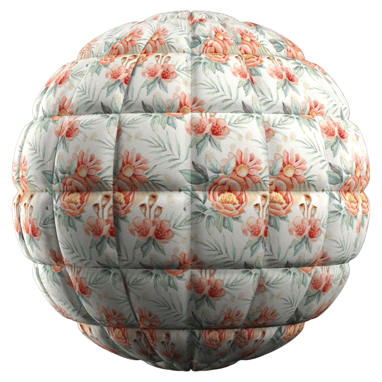 Quilted Fabric PBR Texture - A23D