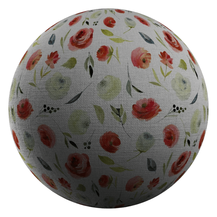 Printed Cloth PBR Texture - A23D