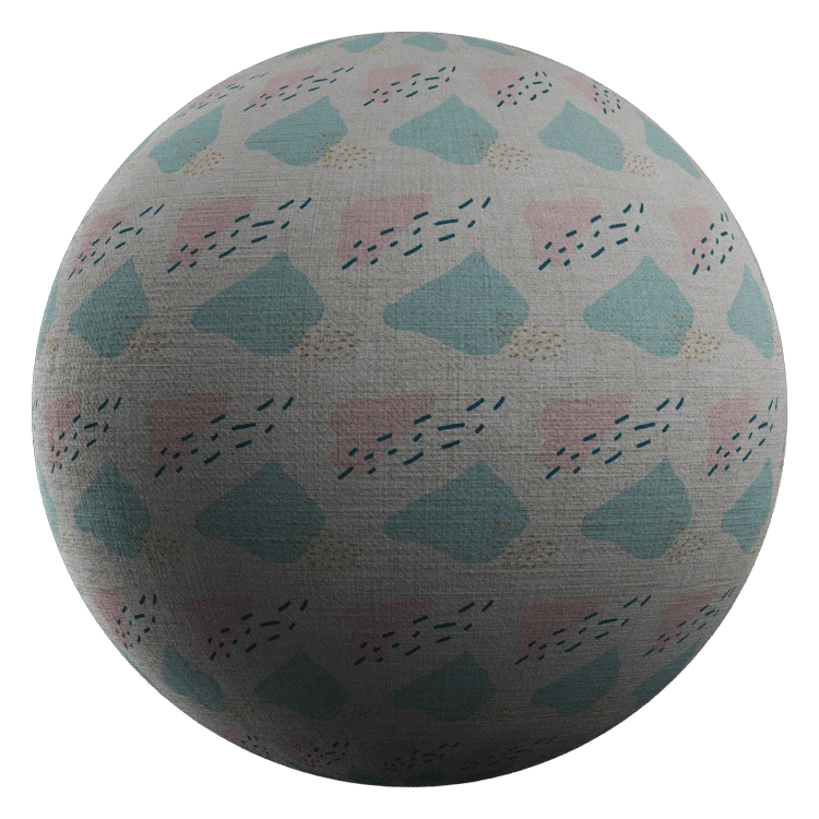 Printed Cloth PBR Texture - A23D