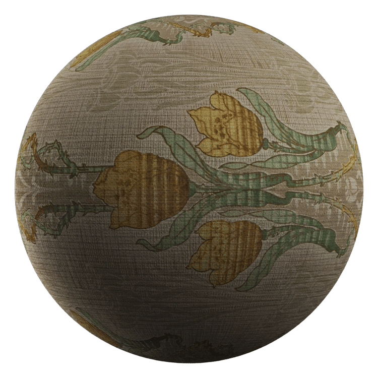 Printed Cloth PBR Texture - A23D