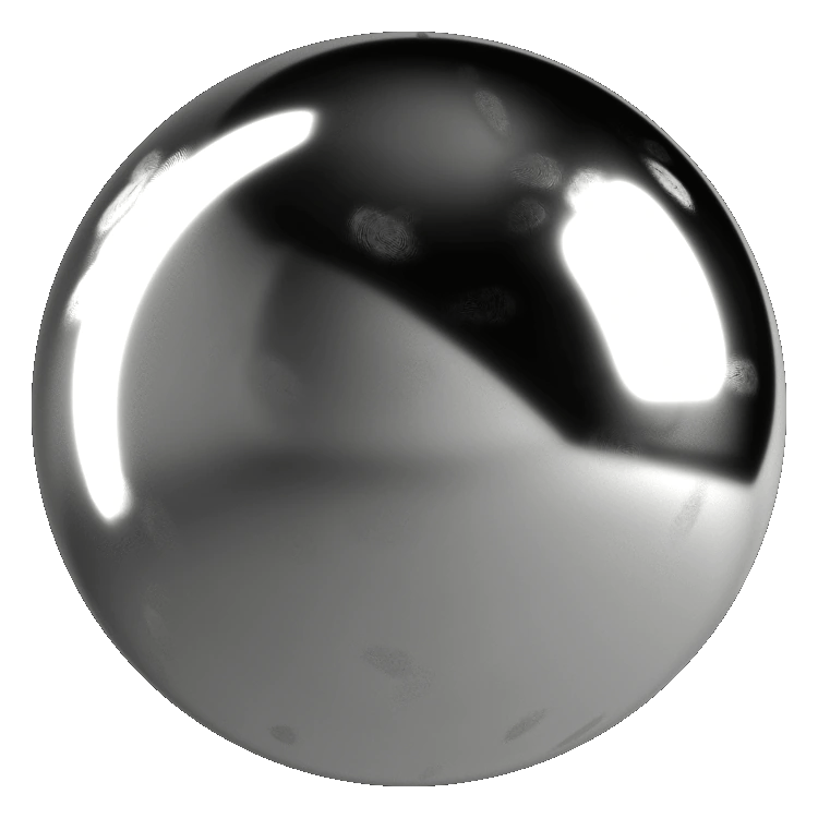 Polished Metal with Fingerprints PBR Texture - A23D