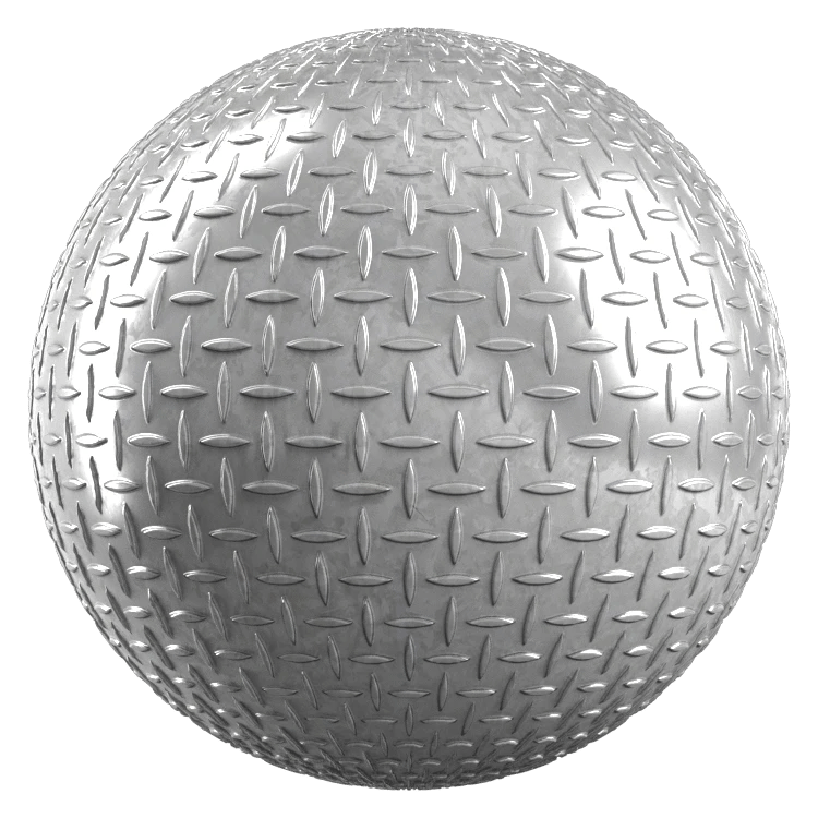 Patterned Metal PBR Texture - A23D