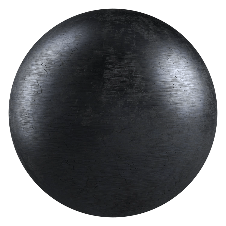 Brushed Metal Surface PBR Texture - A23D