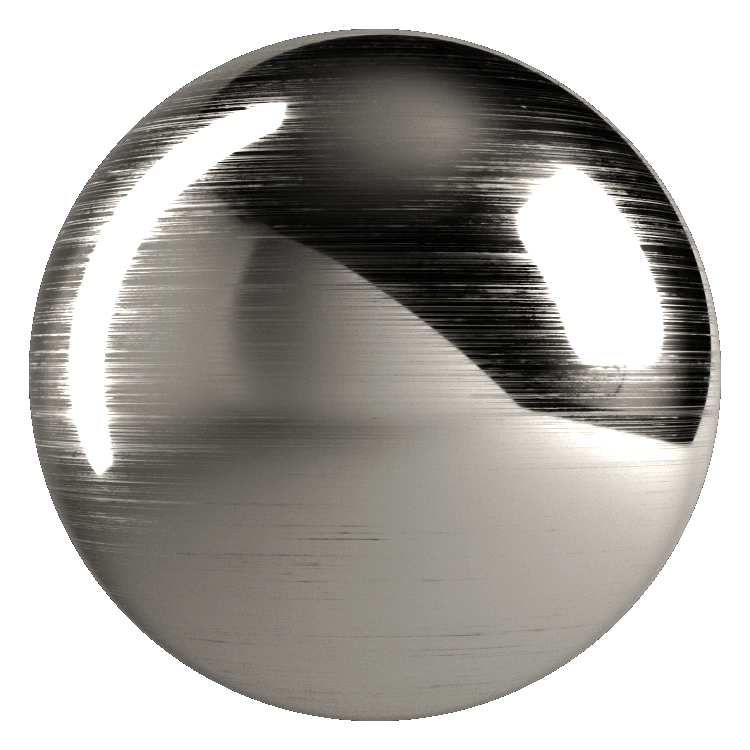 Brushed Metal Surface PBR Texture - A23D