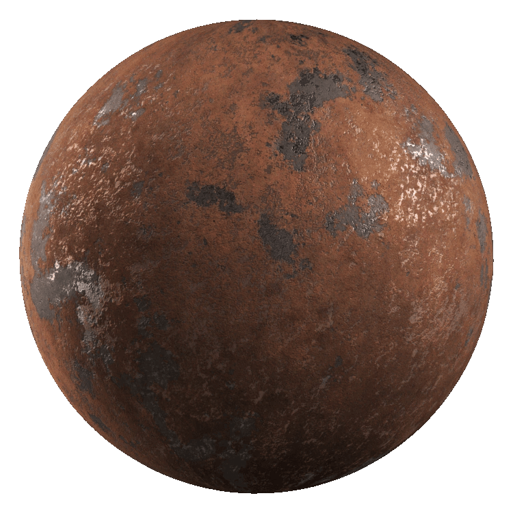 Rusted Metal Surface PBR Texture - A23D