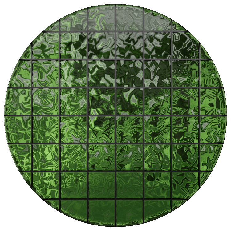 Patterned Glass Blocks PBR Texture - A23D