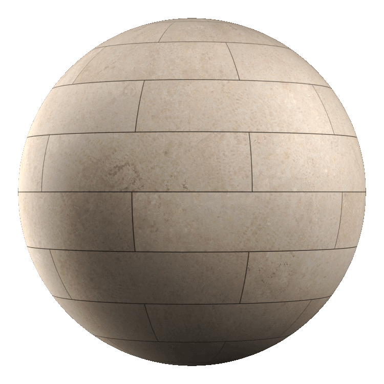 Matt Marble Tile Stripes PBR Texture - A23D