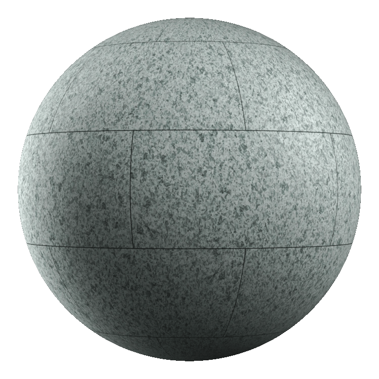 Matt Rectangular Granite Tiles PBR Texture - A23D