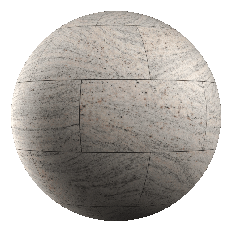 Matt Rectangular Granite Tiles PBR Texture - A23D