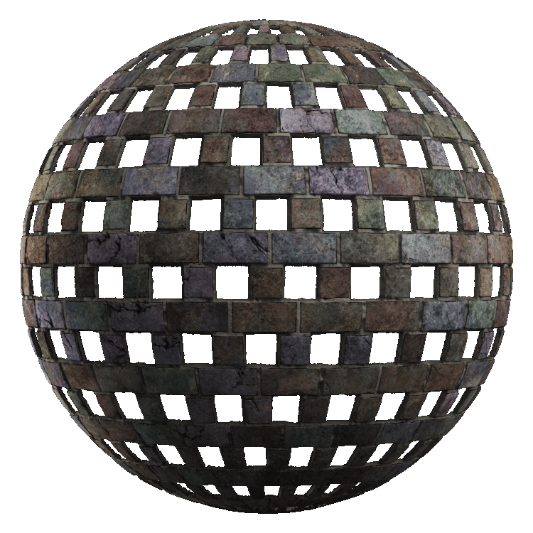 Stone Screen Wall PBR Texture - A23D