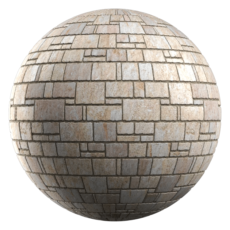 Stone Cladding PBR Texture - A23D