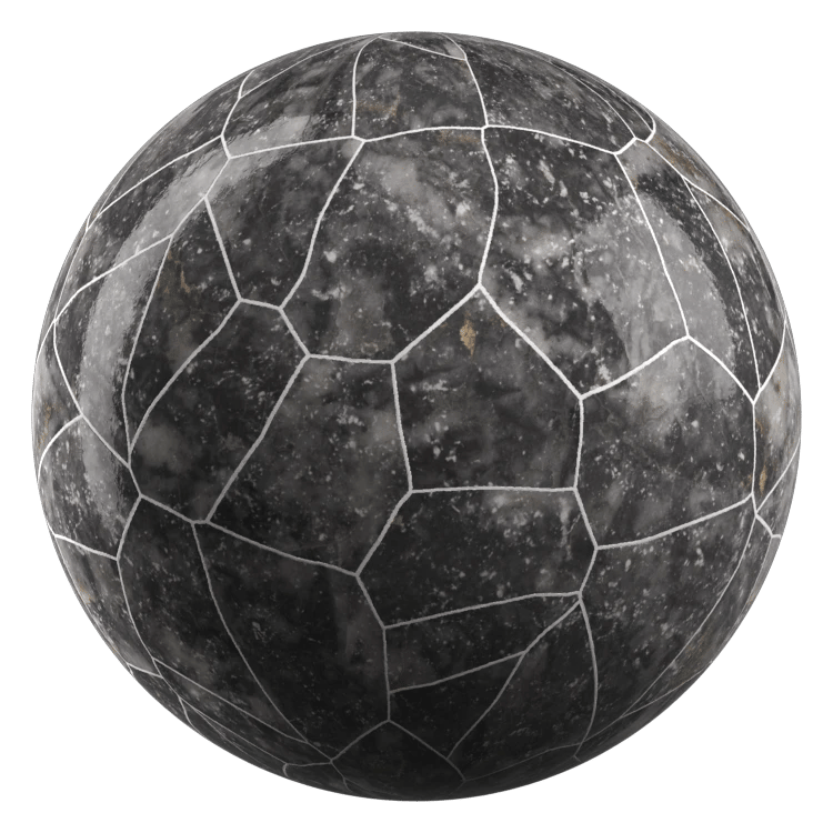 Flagstone Stone Tiles PBR Texture - A23D