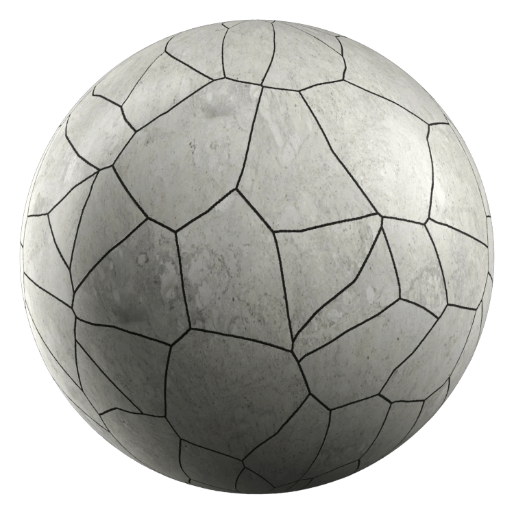 Flagstone Stone Tiles PBR Texture - A23D