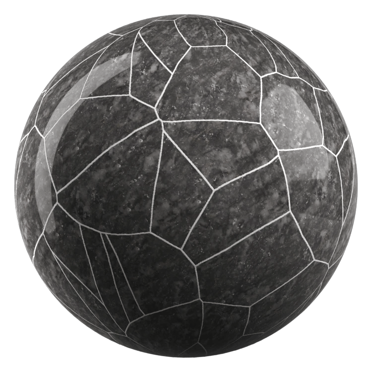 Flagstone Stone Tiles PBR Texture - A23D