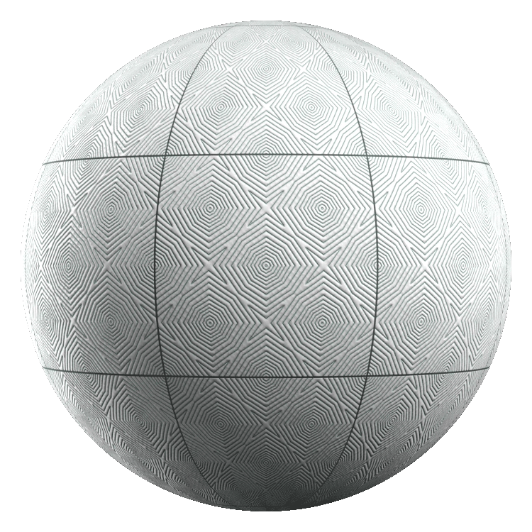 3D Printed Ceramic Floor Tiles PBR Texture - A23D