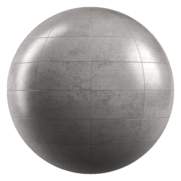 Rectangular Stone Tiles PBR Texture - A23D