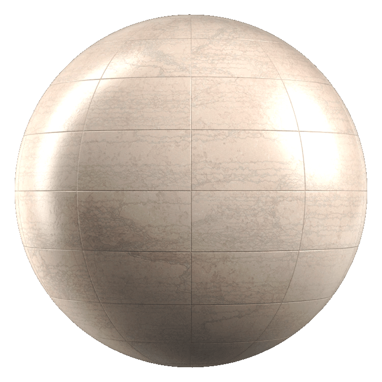 Rectangular Stone Tiles PBR Texture - A23D