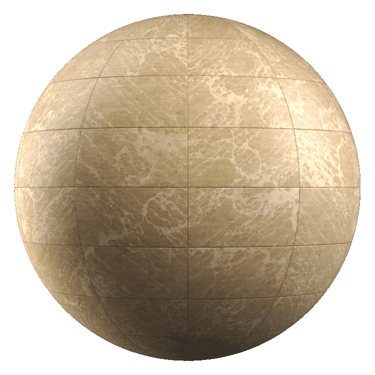 Rectangular Stone Tiles PBR Texture - A23D