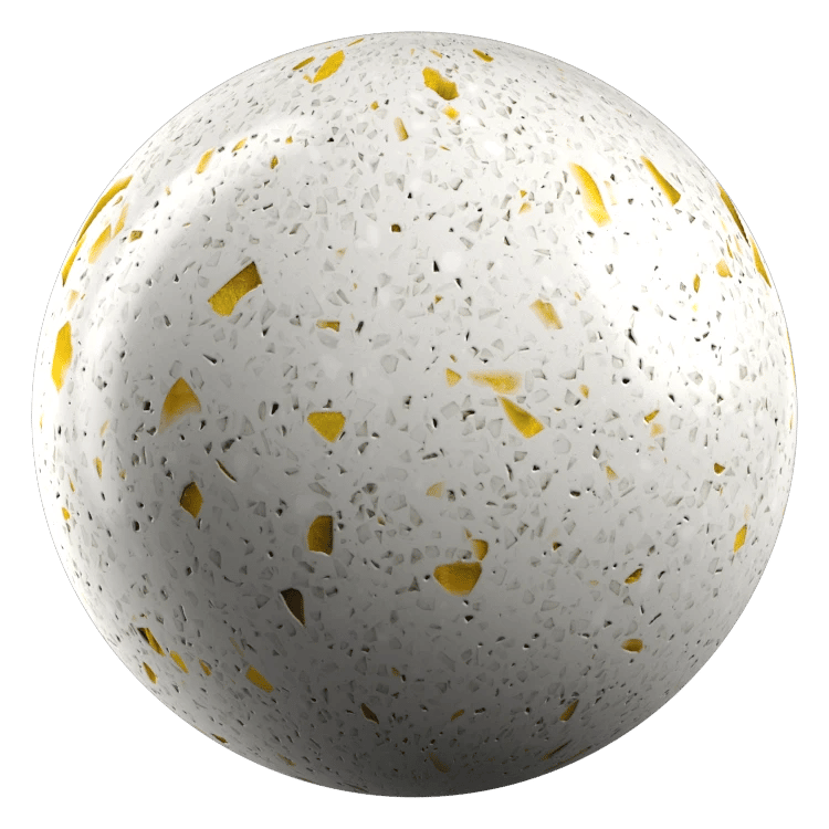 Plain Terrazo PBR Texture - A23D